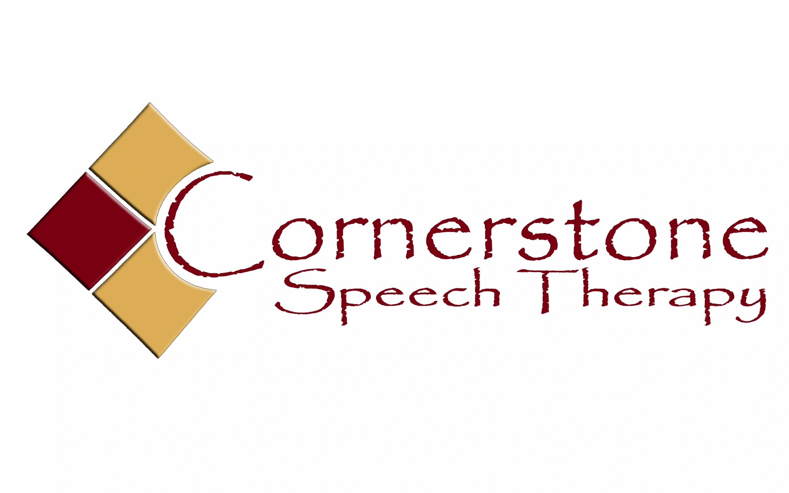 Speech Therapy - Cornerstone Speech Therapy